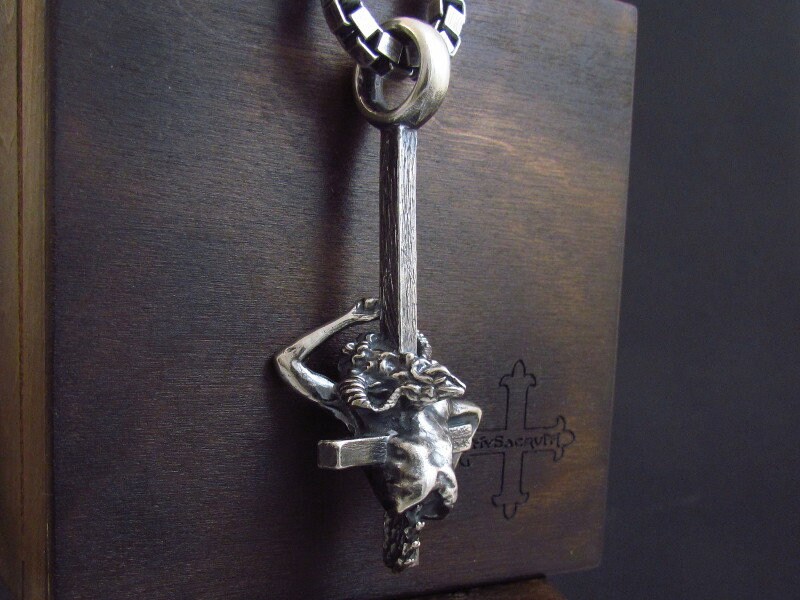 Mysacrum DEVIL ON CROSS - Etsy
