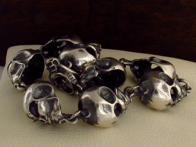 Mysacrum SKULL BRACELET - Etsy