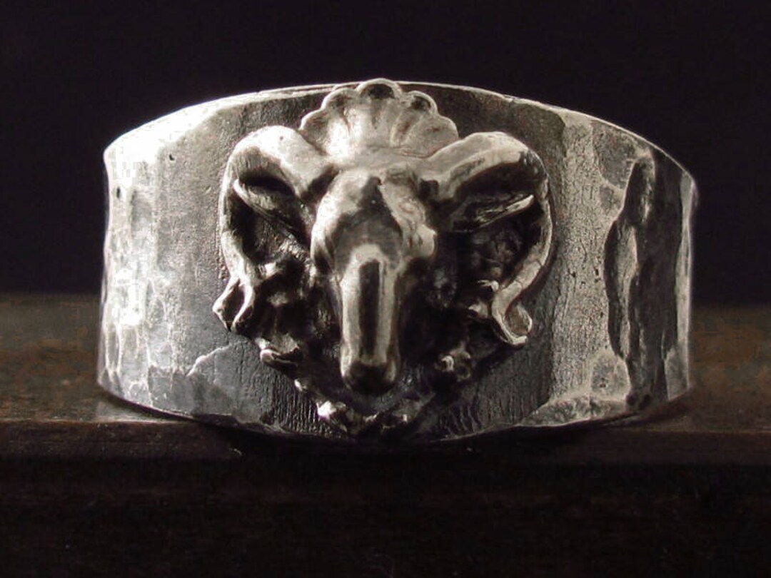 Mysacrum RAM HEAD Ring-silver 925 - Etsy
