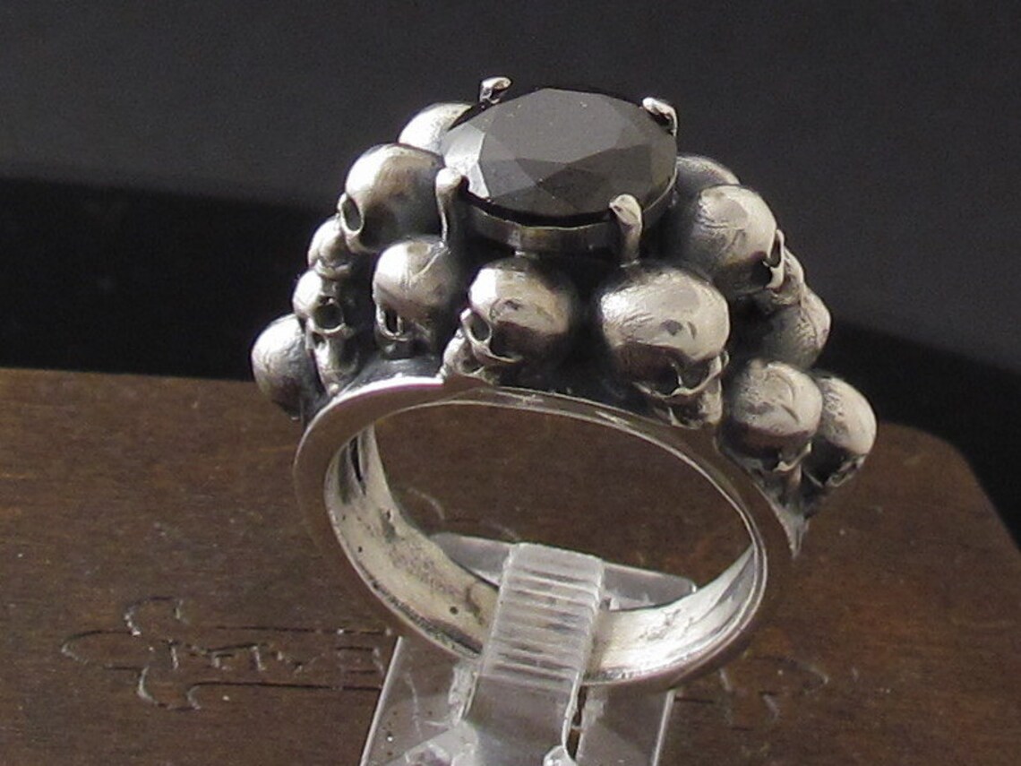 Mysacrum SKULL Ring-silver 925 - Etsy