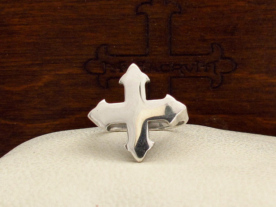 Mysacrum CROSS RING SILVER 925 - Etsy