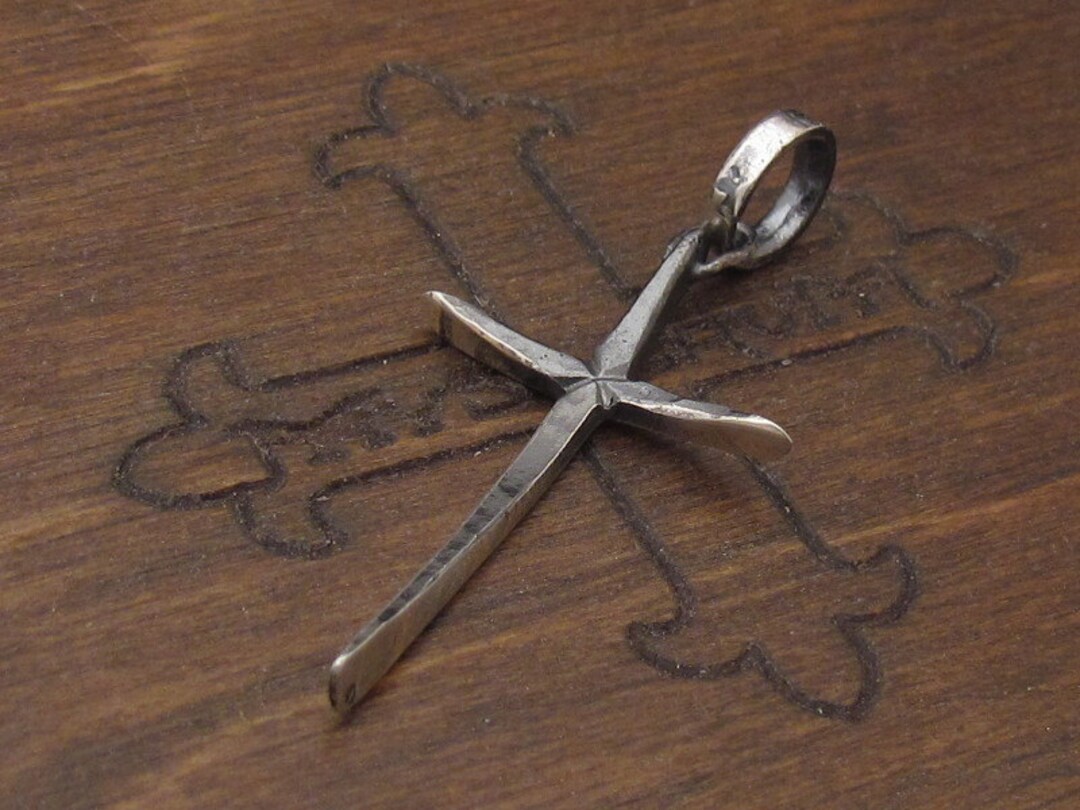Mysacrum SILVER CROSS - Etsy