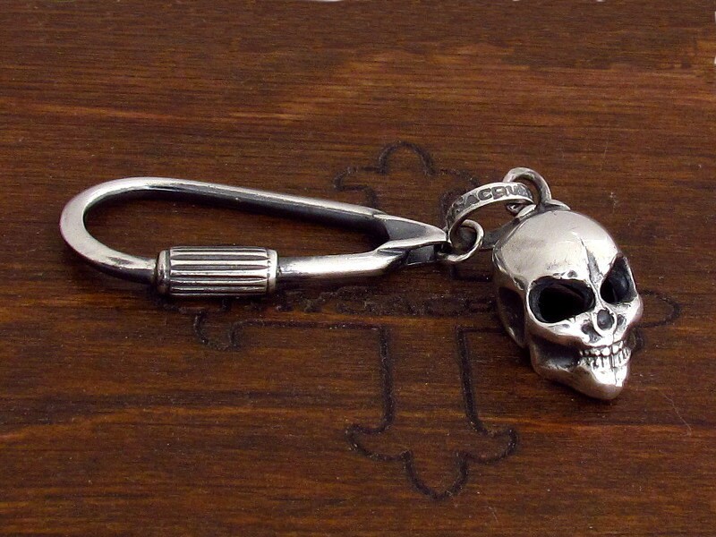 MySacrum SKULL KEYCHAIN SILVER 925 | Etsy