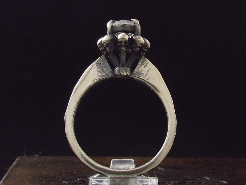 MySacrum SKULL RING ENGAGEMENT | Etsy