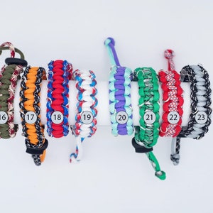 Adjustable Communication Bracelet With 6 Charms Non Verbal Emergency ...