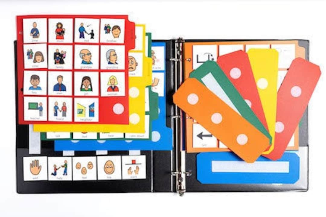 Communication Book 200+ Cards English Spanish French German ASL ...