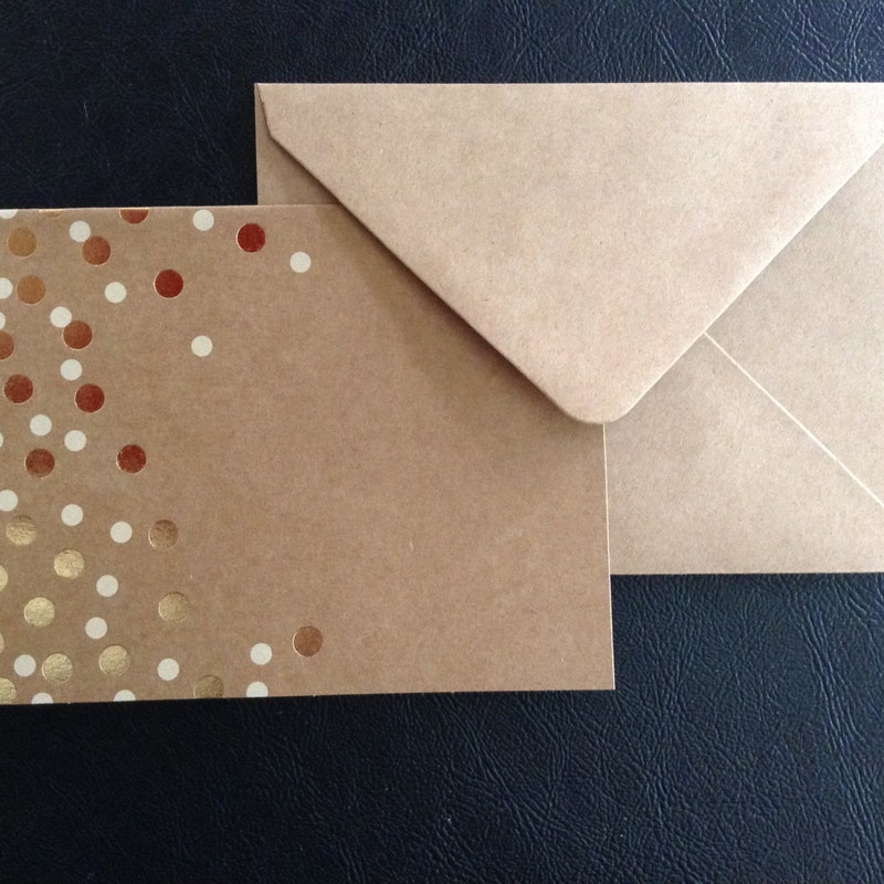 Polka Dot Envelopes - Etsy
