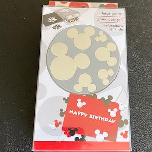 Mickey Mouse Punch, Various Designs, Large Punch, Scrapbooking, Craft ...