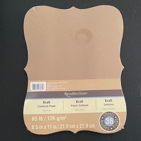 Kraft Cardstock - Etsy