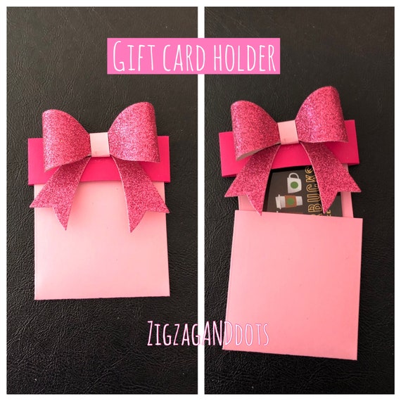 Set of 4 Decorative Gift Card Holder With Large Bow Bow Gift - Etsy