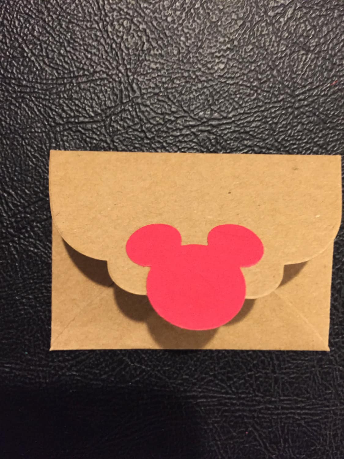 Set of 6 Mickey Mouse Mini Envelopes Kraft Mini Envelopes | Etsy