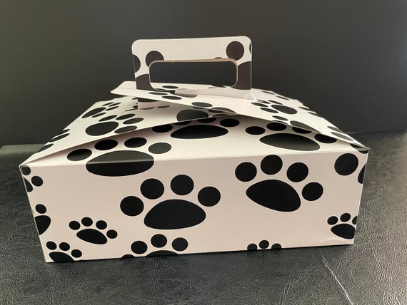 Paw Print Boxes Animal Print Gift Boxes Deli Boxes Treat | Etsy