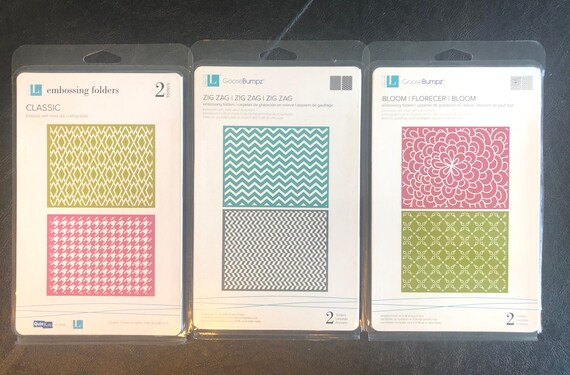 Embossing Folders Your Choice of 1 Pack 2 Folders Various - Etsy