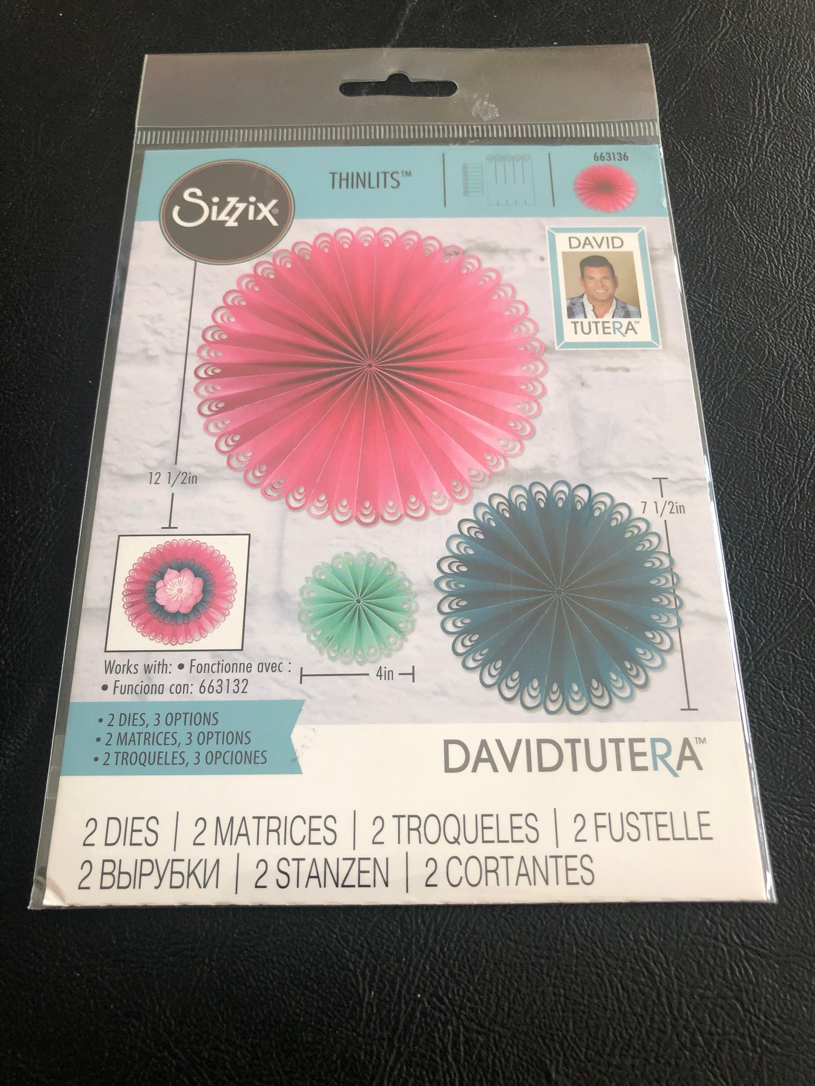 Sizzix Dies Floral Templates Roses Peony Peacock Fan | Etsy