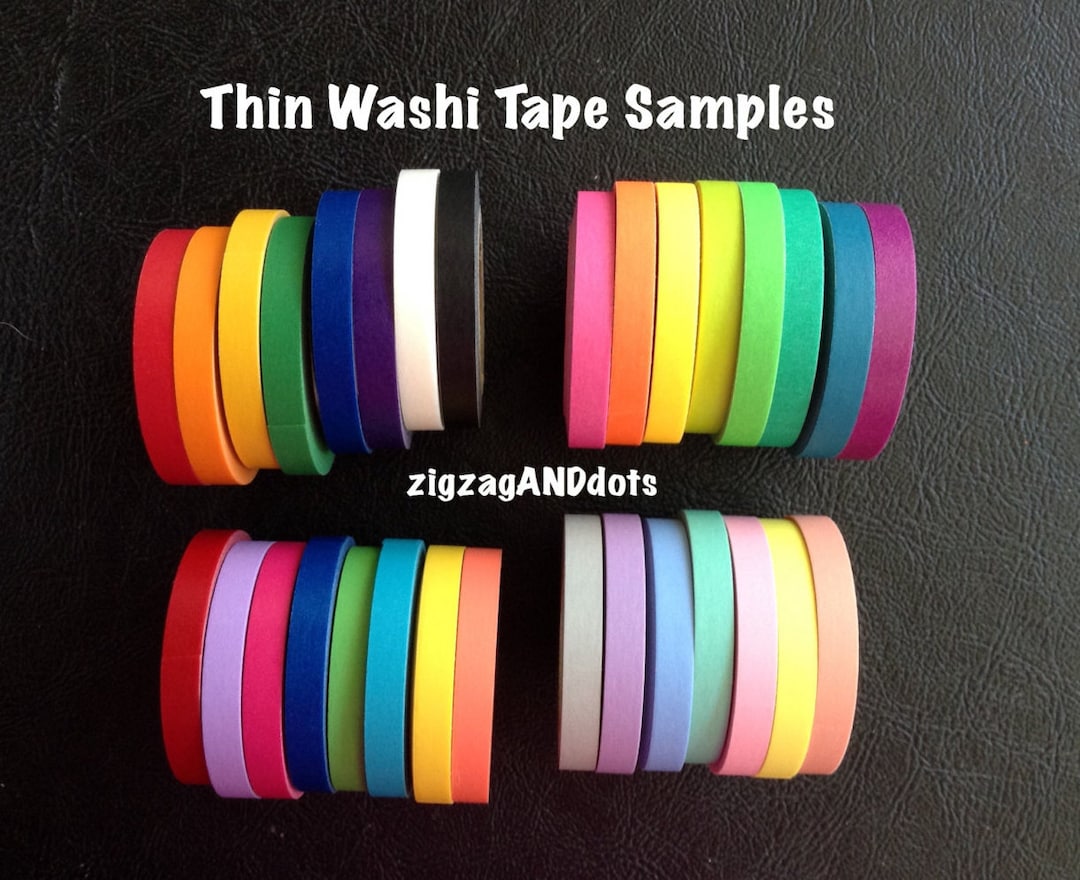 Wsthin3: Washi Tape Samples, 18 Inches, Over 30 Samples to Choose From ...