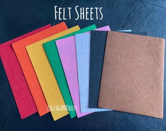 Stiff Felt Sheets - Etsy