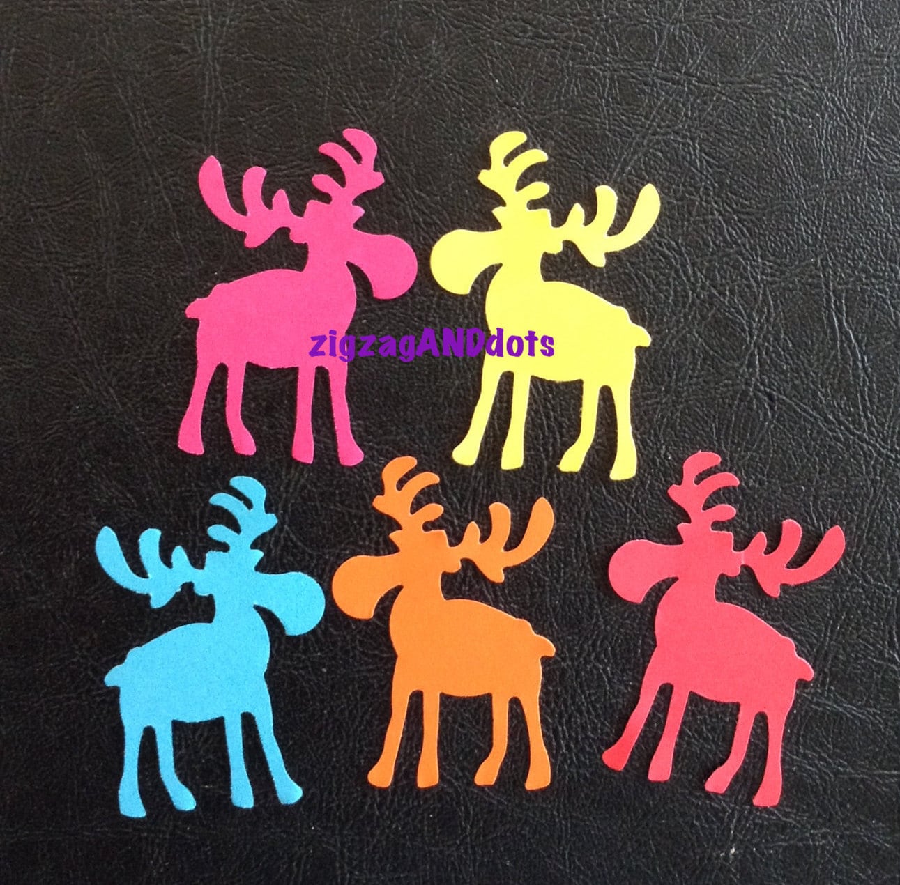 50 Moose Die Cut Moose Confetti Party Decorations | Etsy