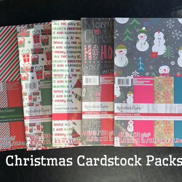 Christmas Cardstock - Etsy