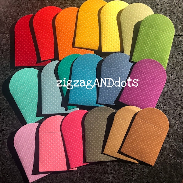 Polka Dot Envelopes - Etsy