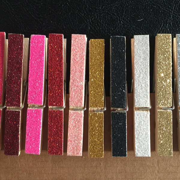 Glitter Clothespins - Etsy