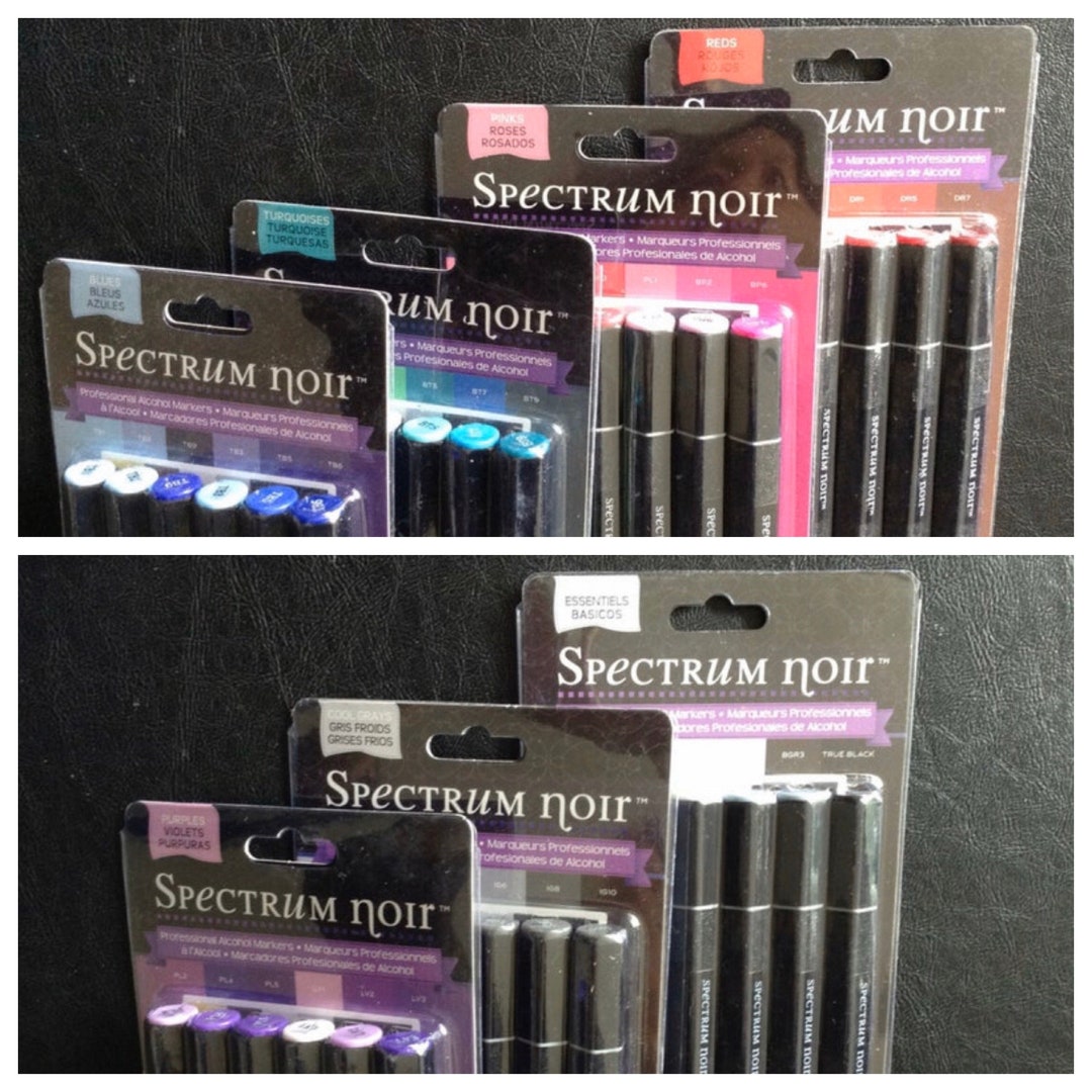 Spectrum Noir Alcohol Markers, Double Ended Professional Markers ...