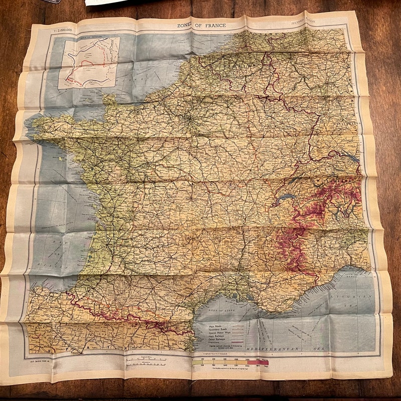Wwii Silk Maps - Etsy