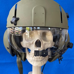 New Old Stock SPH4 Sph-4b 1980's Gentex Helicopter Pilot Flight Helmet ...