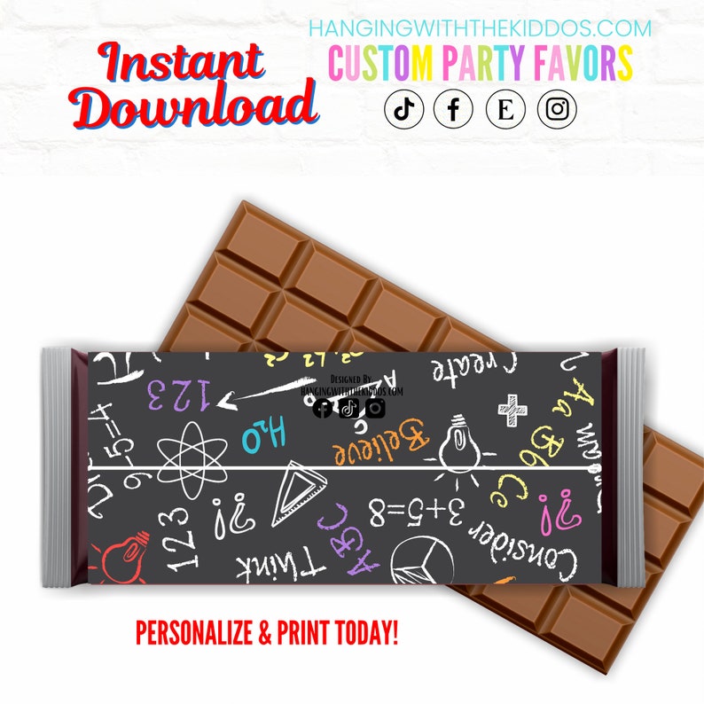 Welcome Back to School Gift From Teacher Candy Bar Wrappers - Etsy