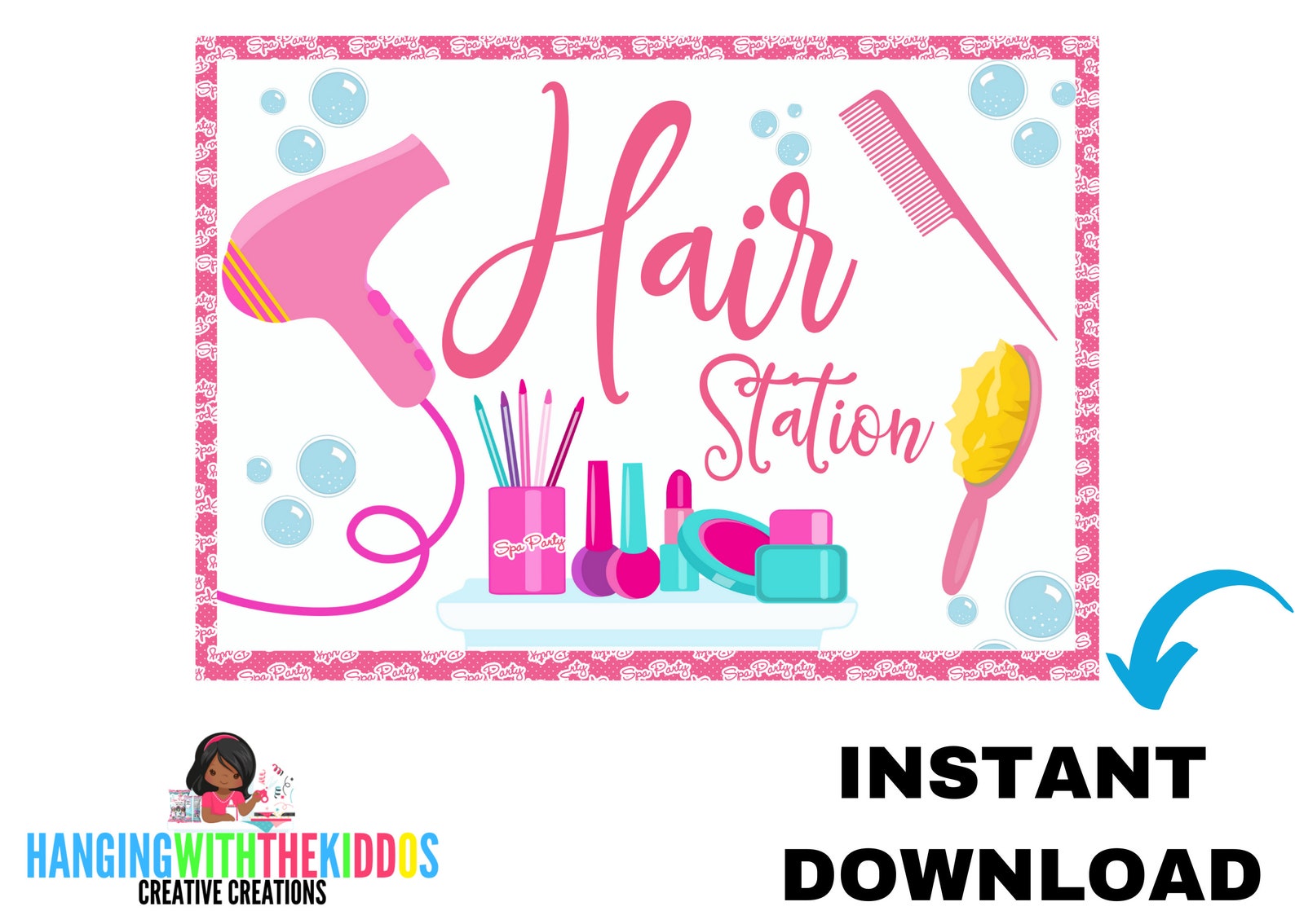 Spa Party Printables Spa Party for Girls Spa Birthday Party - Etsy Canada