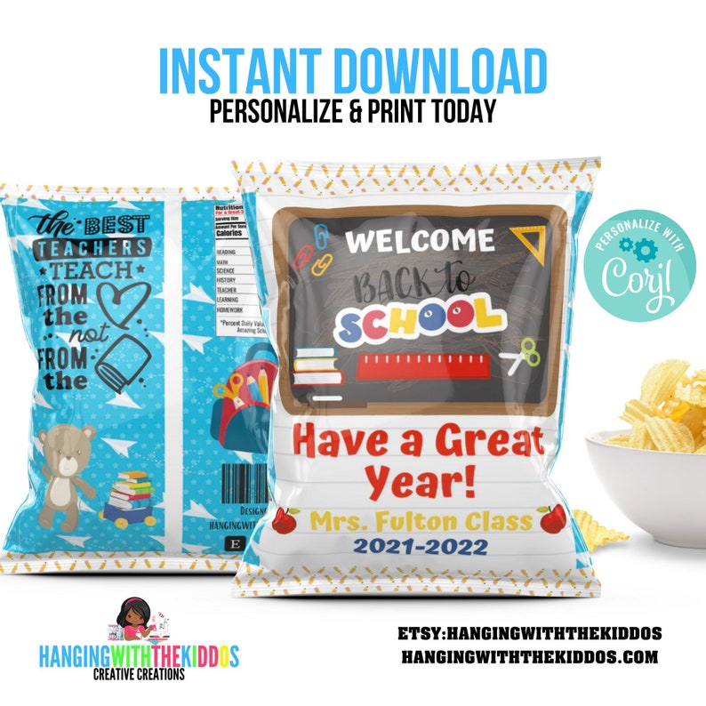 Welcome Back to School Gift From Teacher Welcome Bags Ready - Etsy