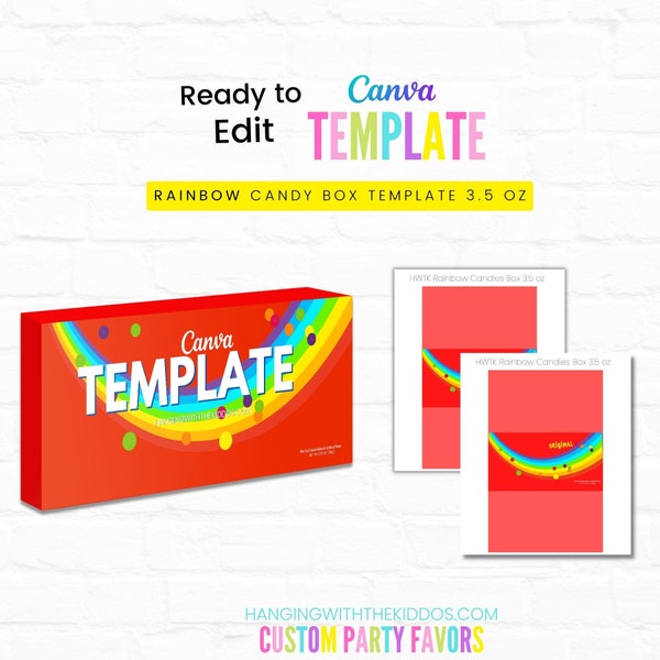 Theatre Candy Box Template - Etsy