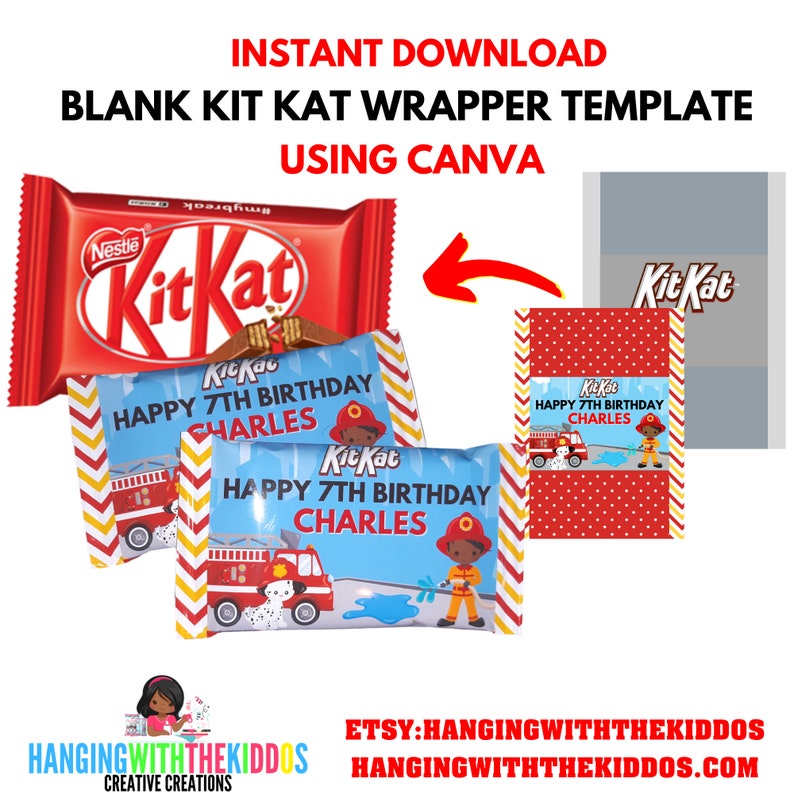 Kitkat Wrapper Template