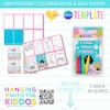 Booklet Template, Mini Coloring Book Template, Fold Book Template ...
