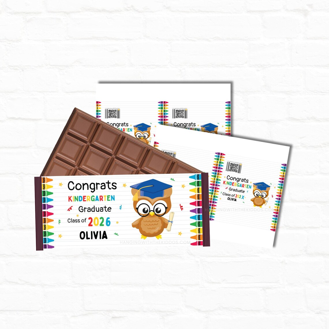 Personalized Graduation Candy Bar Wrappers | Digital Printable Party ...