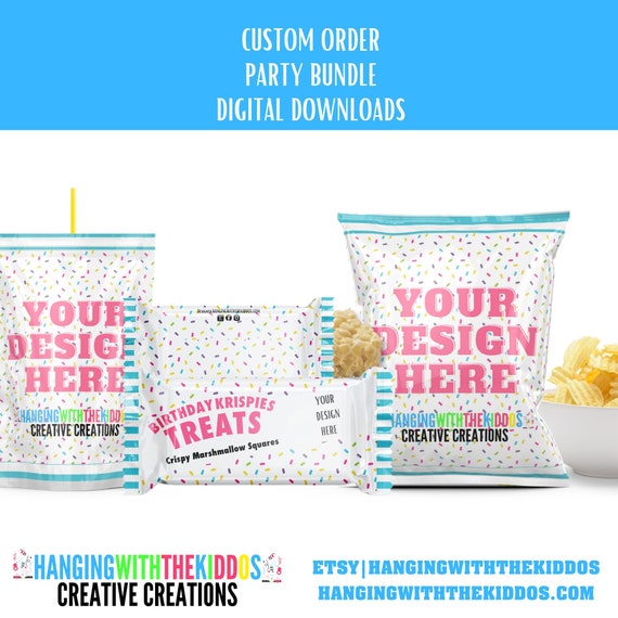 Custom Party Package Party Package Digital Party Pack - Etsy