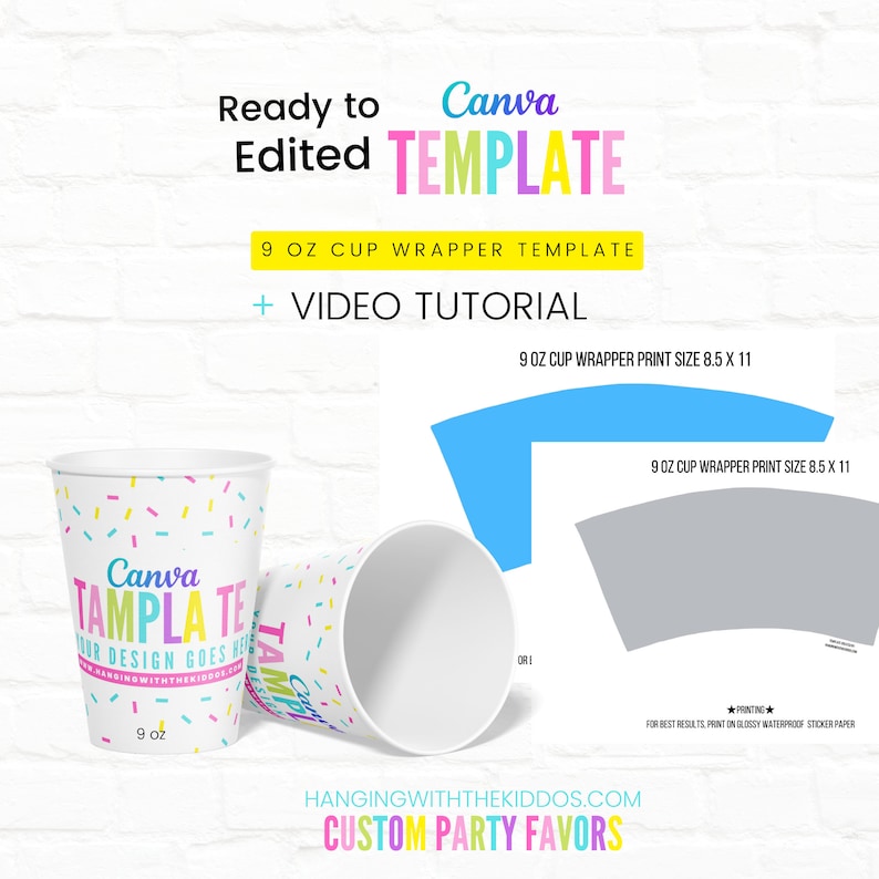 Blank Fruit Snacks Template Canva Editable Template 0 9 Oz Etsy