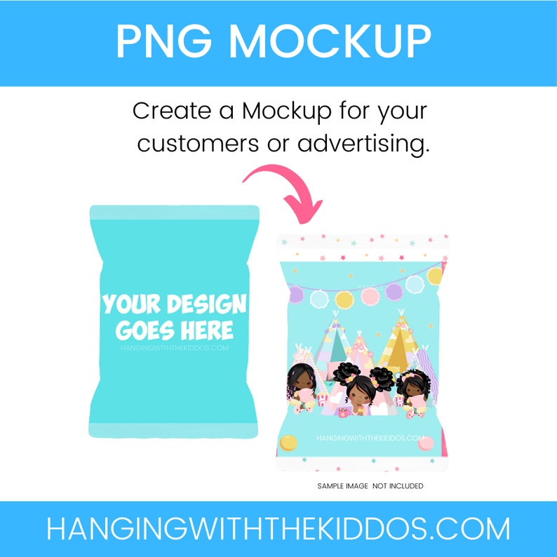 Chip Bag Template & Chip Bag Mockup custom Chip Bags Blank - Etsy Singapore