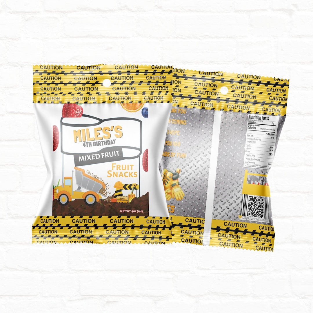 Construction Party Fruit Snack |stop the Traffic Close the Road ...