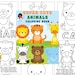 Animals Coloring Book Printable Colouring Book for Kids and - Etsy