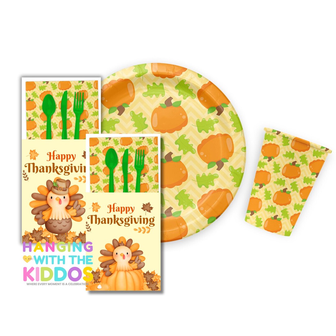 Thanksgiving Utensils Holder - Instant Download | Fun & Festive ...