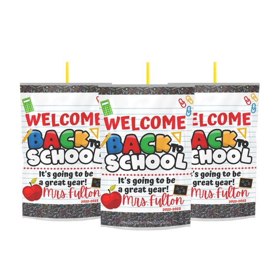 Welcome Back to School Gift from Teacher Welcome Bags | Ready to Edit ...