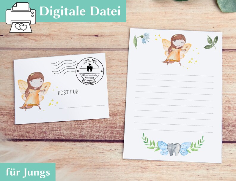 Tooth Fairy Post | to Print | With Envelopes | Letter | Brush Teeth ...