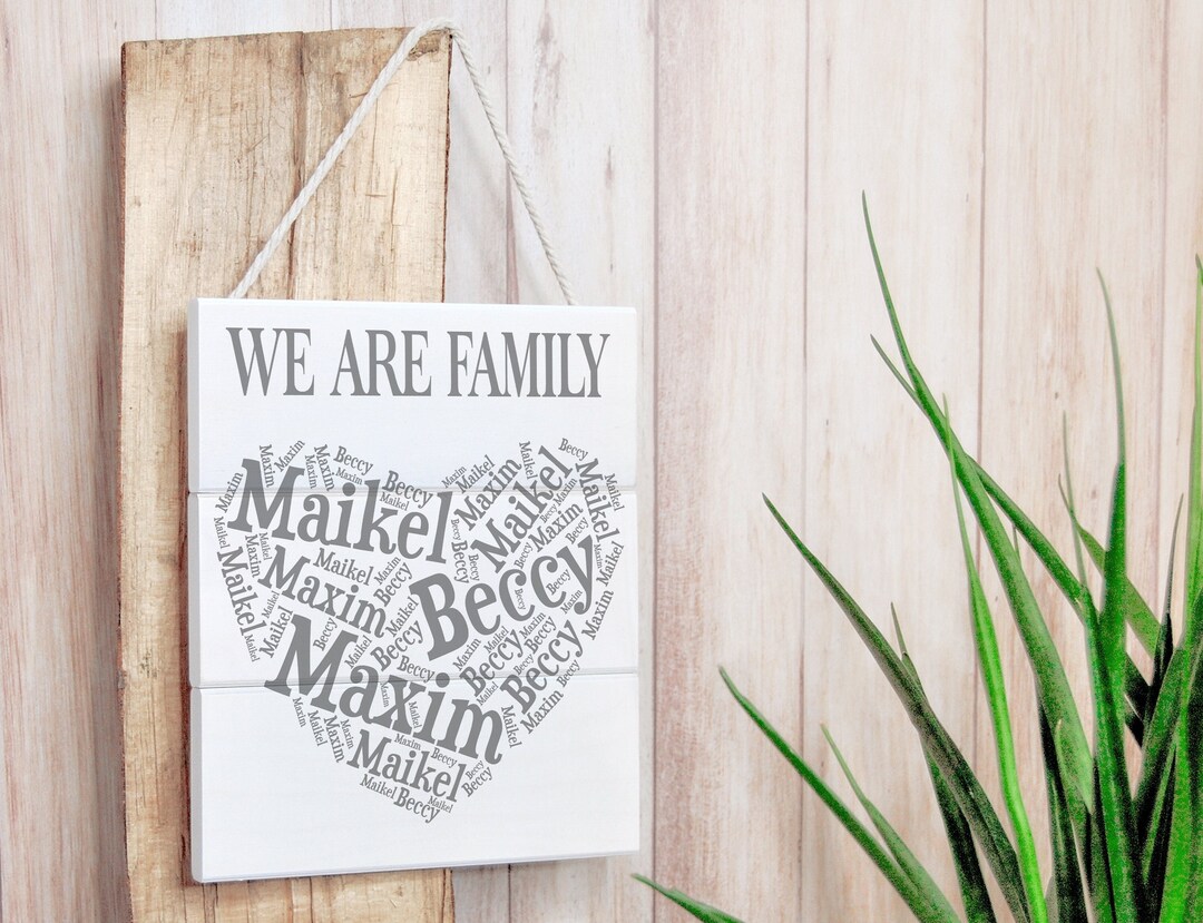 Door Plate Family Name Tag Front Door Sign Personalized by Name - Etsy