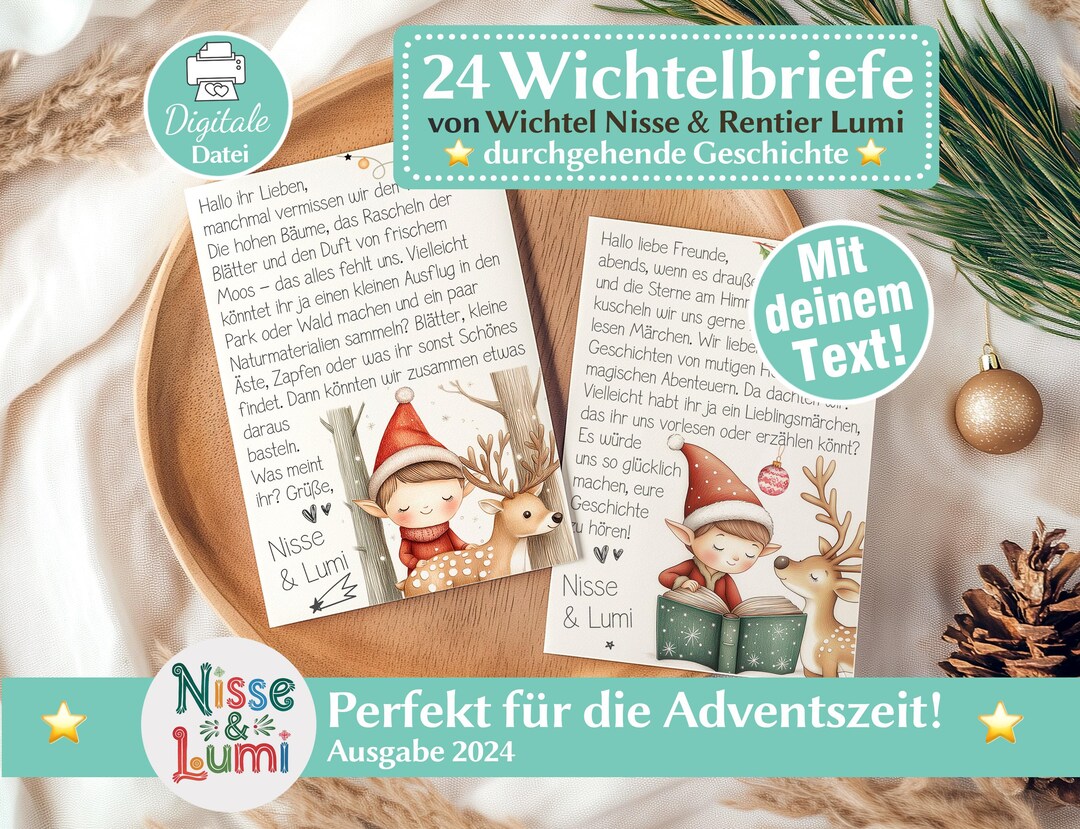 Printable Elf Letters With 24 Elf Stories for Download - Nisse & Lumi ...