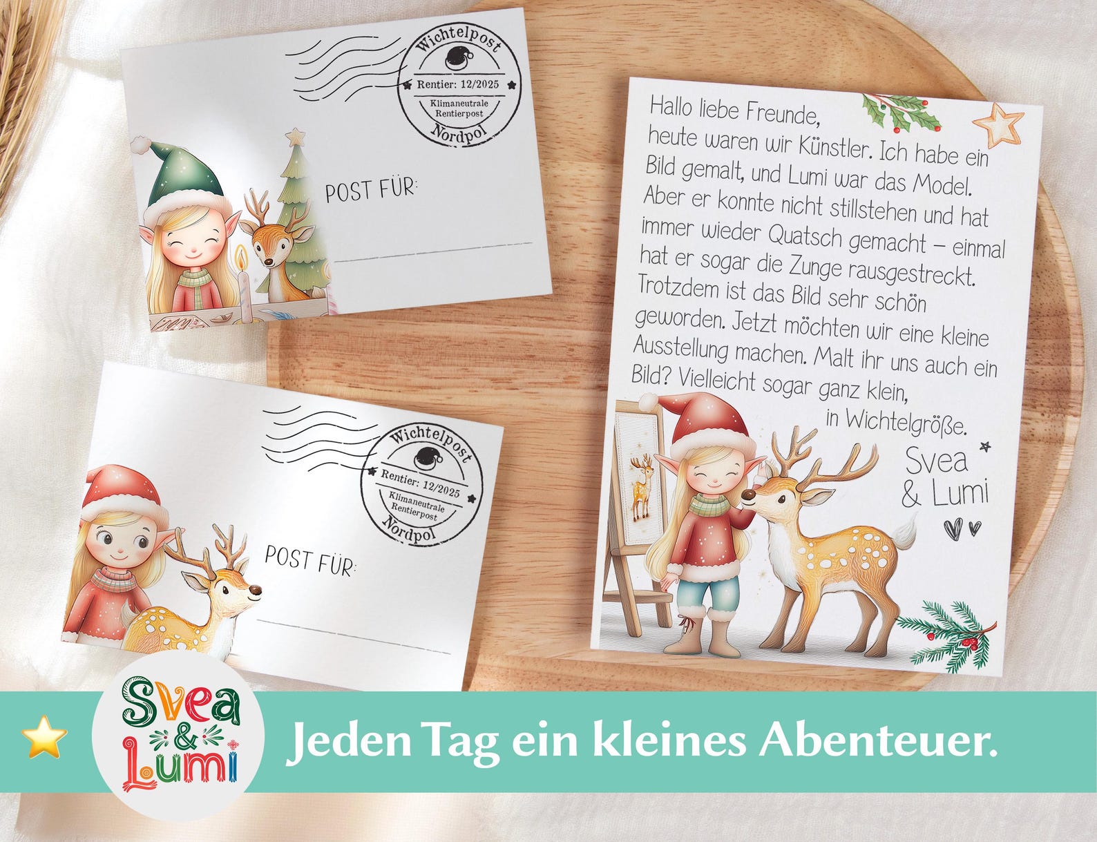 Printable Elf Letters With 24 Elf Stories for Download - Nisse & Lumi ...
