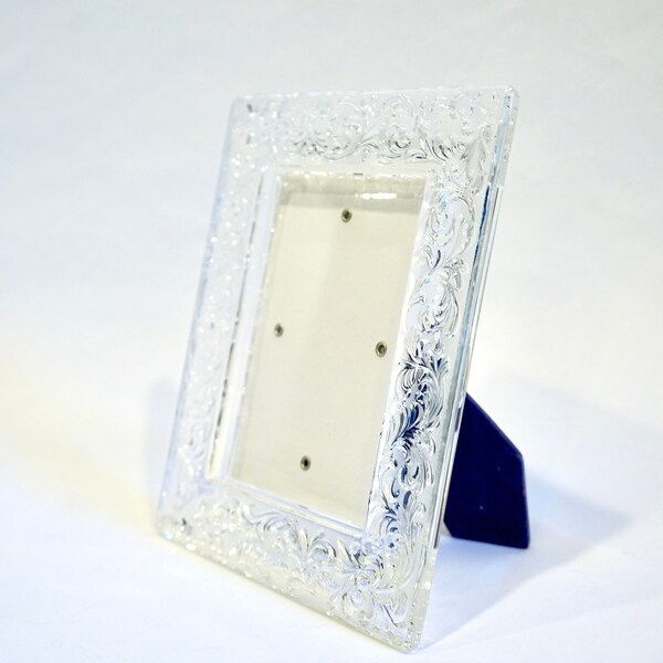 Etched Glass Picture Frame - Etsy