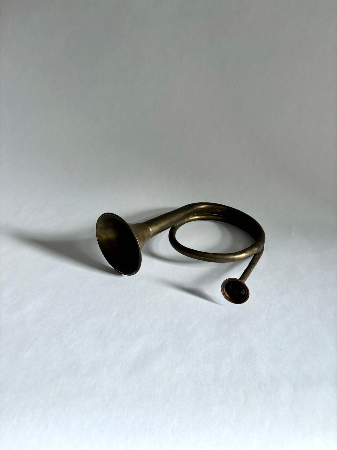 Vintage Brass French Horn Fox Hunt Bugle Decor - Etsy