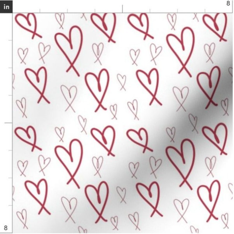 Heart Fabric - Etsy