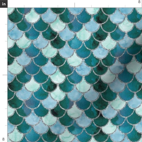 Fish Scale Fabric - Etsy