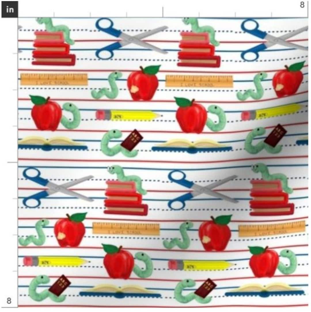 School Days Fabric by the Yard | Back to School Fabric | School ...